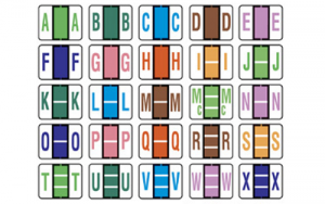 Color Coding File Supplies - Vital Valt